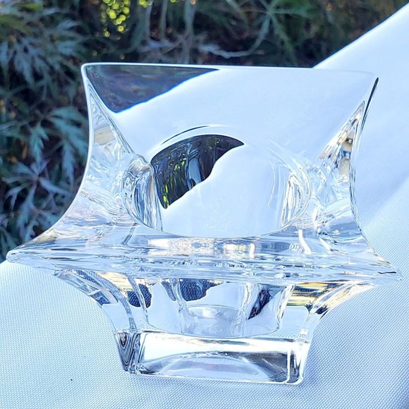 Mikasa | Accents | Mikasa Modern Crystal Upsweep Votive Candle Holder ...